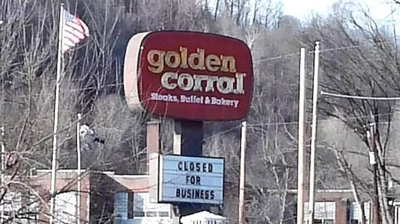 Isinara ang Golden Corral