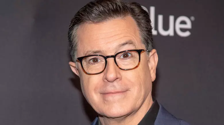 Isang close-up ni Stephen Colbert