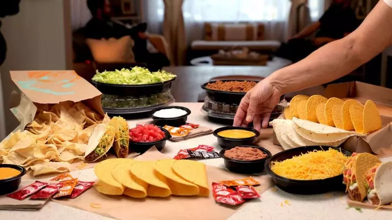 Taco Bell's thuis taco bar kit