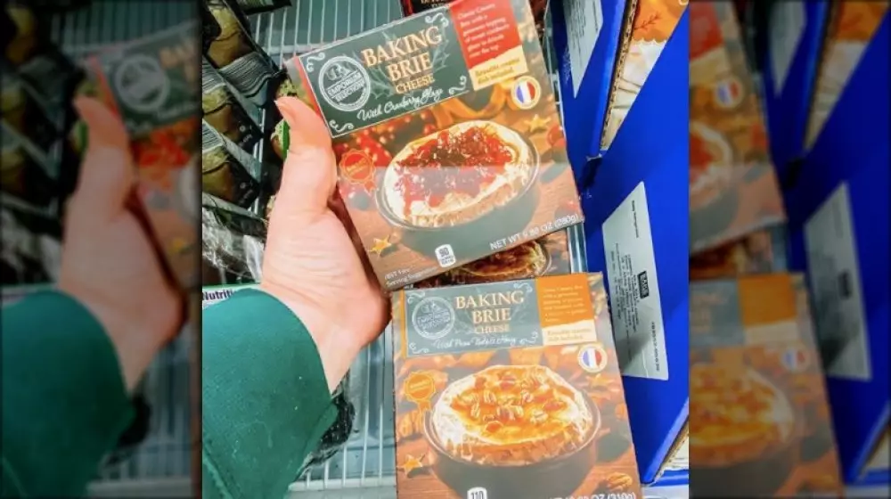 Kolečka sýra Aldi na pečení brie