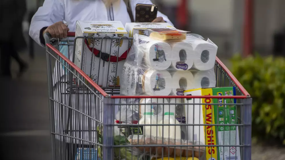 Χαρτί υγείας Costco καλάθι αγορών