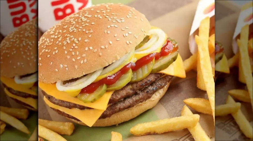 Burger King Double Quarter Pound King sendvič s hranolkami