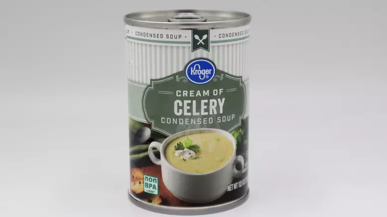 सेलेरी सूप की मलाई का कैन
