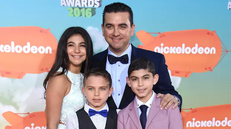 Buddy Valastro amb els seus fills als Kids' Choice Awards