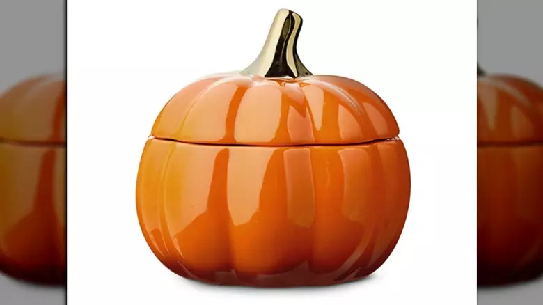 Huntington Home Zeramikazko Pumpkin Kandela