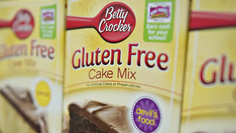 Betty Crocker bezglutēna kūku maisījumi