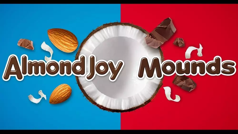 Logot e Almond Joy dhe Mounds