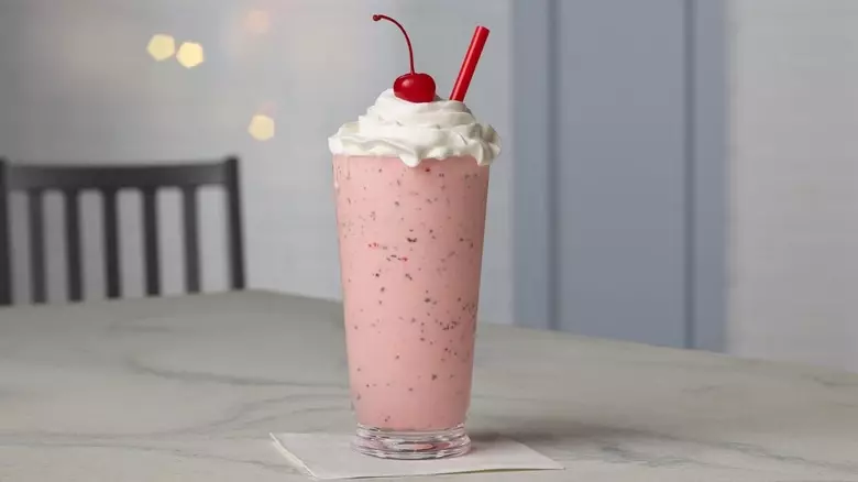 Chick-fil-A's peppermint milkshake