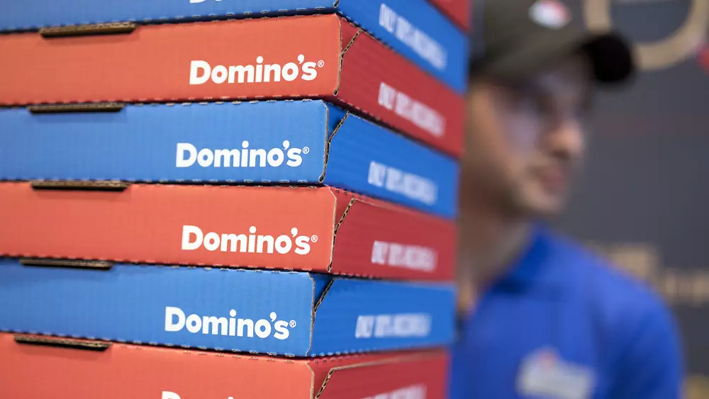 Caixes de pizza de Domino's