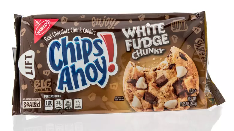 Pakki af Chips Ahoy White Fudge Chunky smákökum