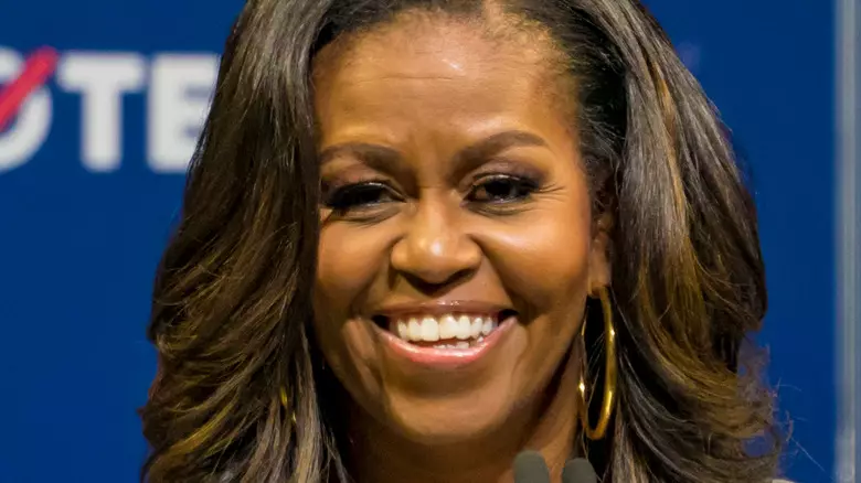 Michelle Obama smiler