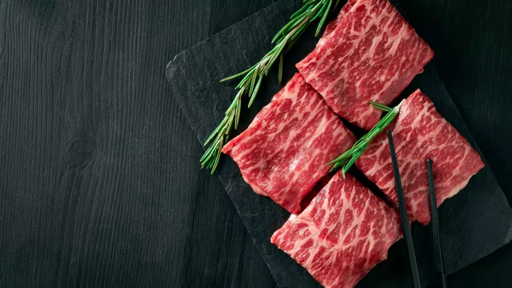 Bir et lokantasından Wagyu