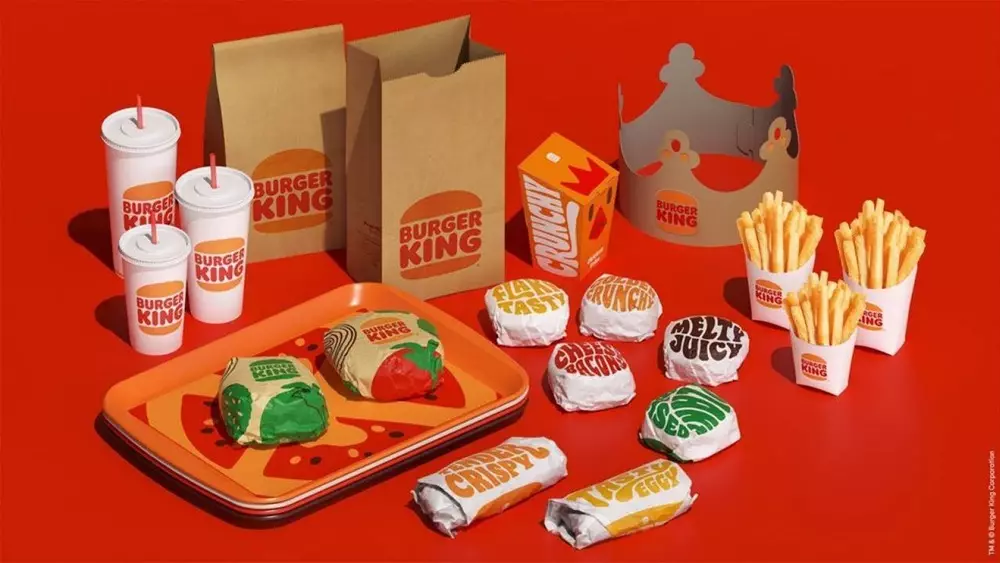 Desain bungkusan Burger King Anyar