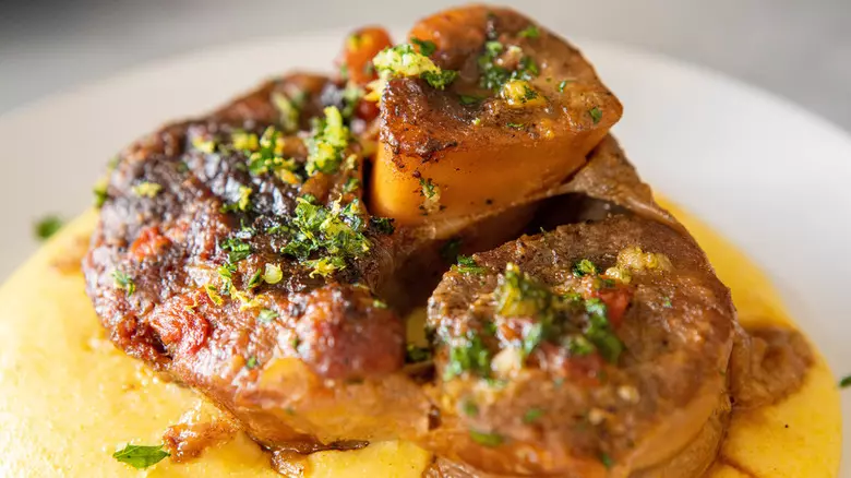 ossobuco mat Polenta