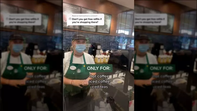 TikTok وضاحت ڪندي مفت Starbucks refills at Target