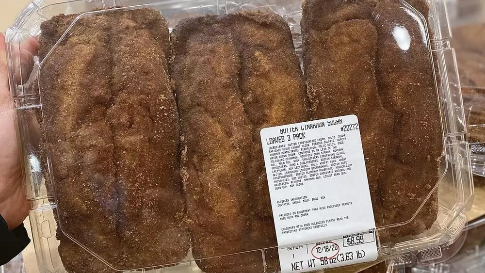 Упаковка хлебцев Costco с корицей и сахарным маслом