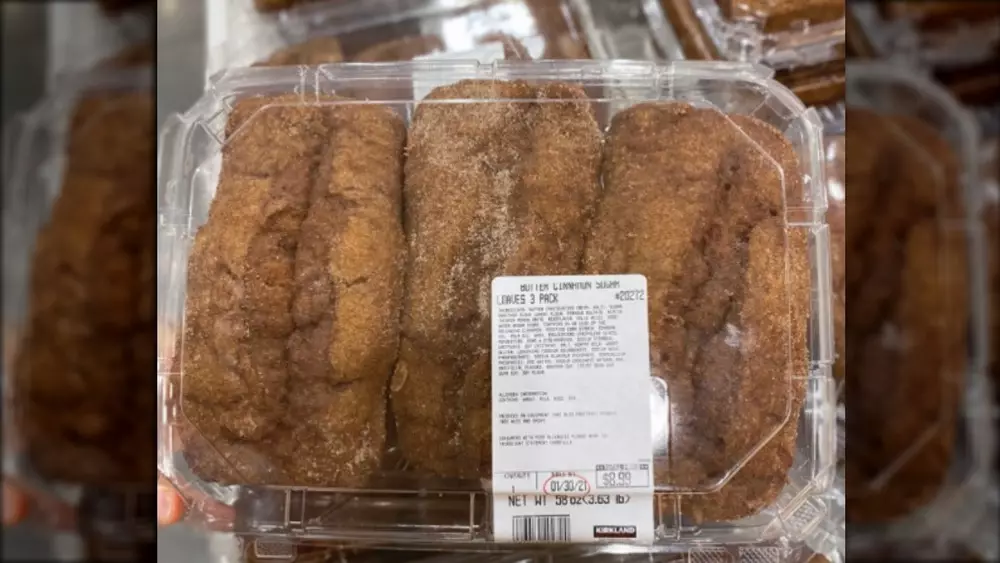 Пакет Costco хлебцев с маслом и корицей