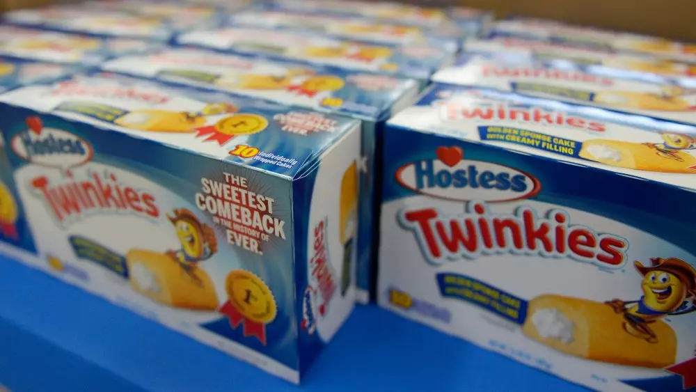 Twinkies در قفسه فروشگاه