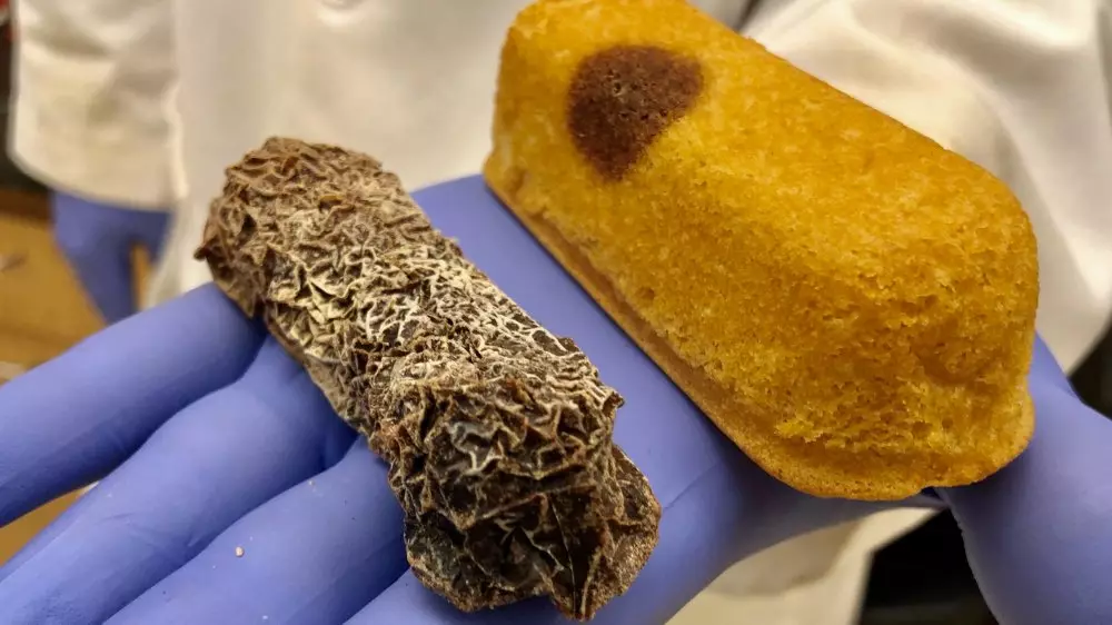 8 taong gulang na Twinkies na may fungus