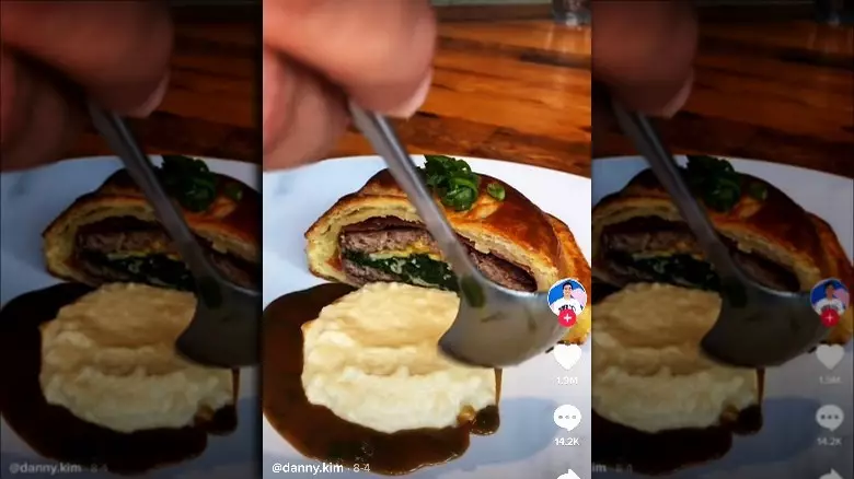 Pithivier de carne moída do McDonald's Quarter Pounder