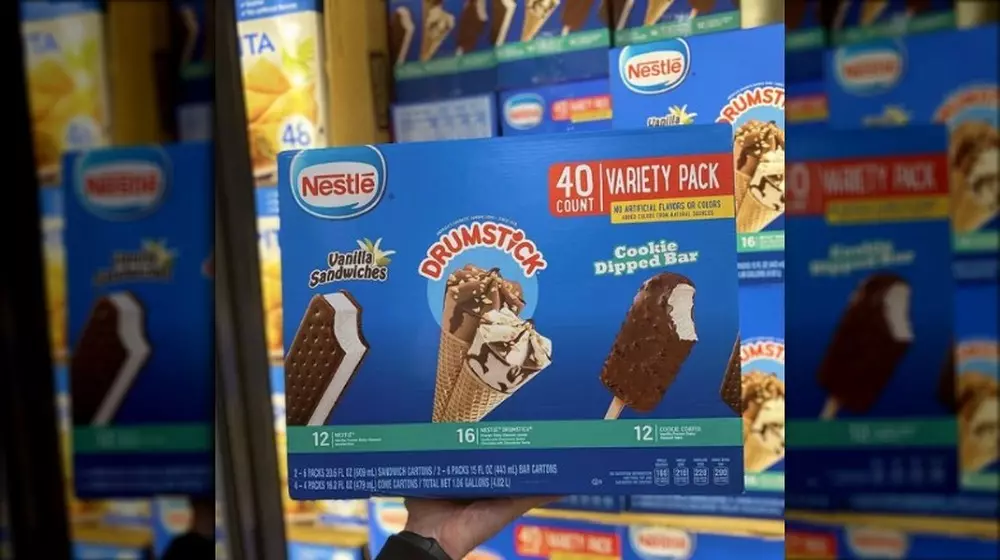 Kotak Nestle Costco mengandungi 40 ais krim