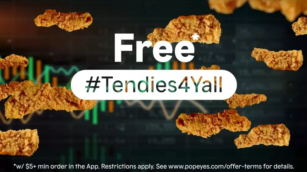 Popeyes Tendies ad