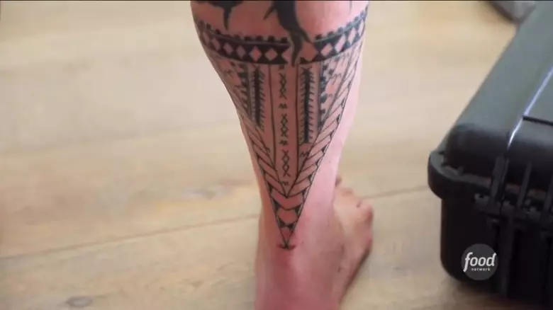 Guy Fieri polynezyske tattoo