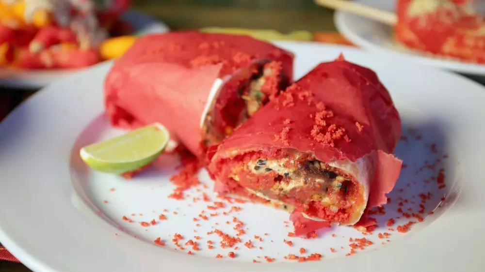 Cheetos burrito a Flamin' Hot Cheetos étteremben