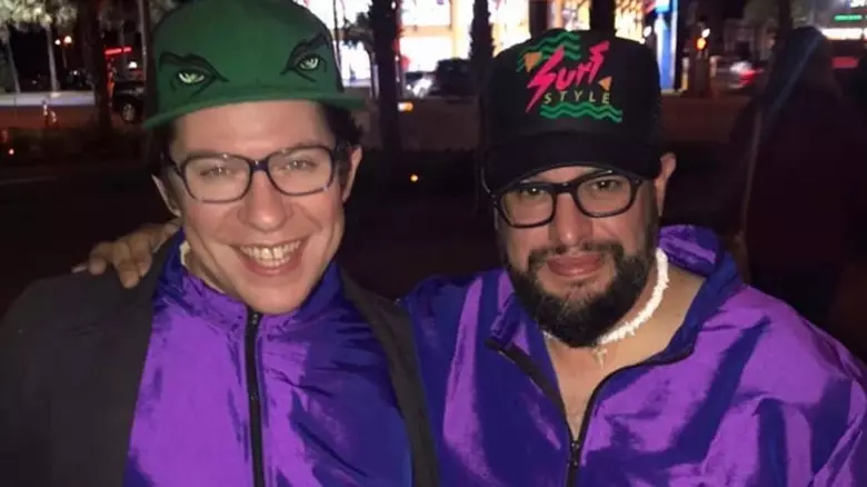 Carl Ruiz และ Justin Warner โพสท่า