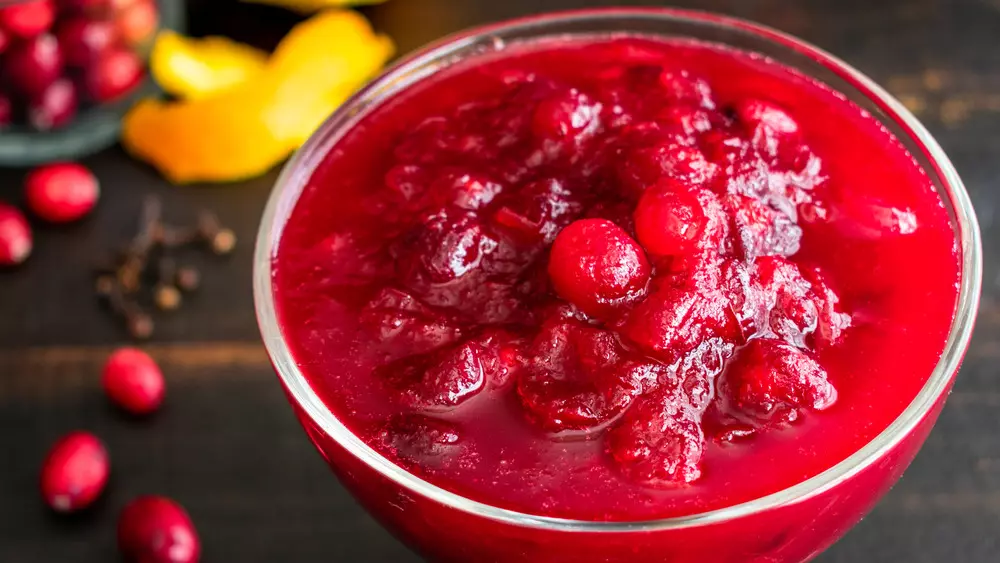 Cranberry compote