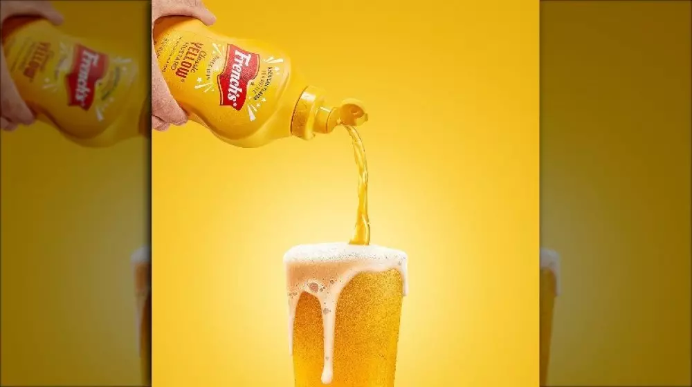 Iklan untuk Oskar Blues French's Mustard Beer