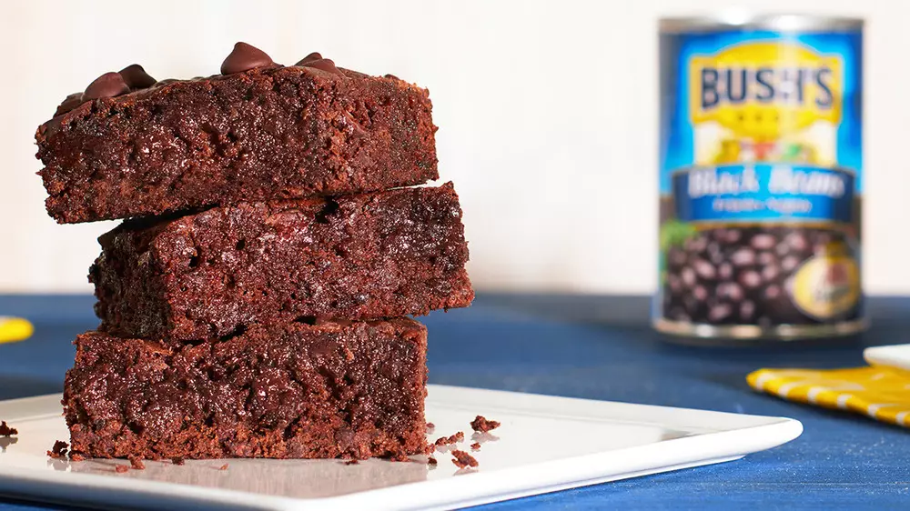 Bushs sorte bønnebrownies