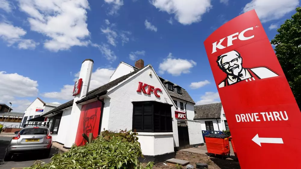 Ресторан KFC в Англии.