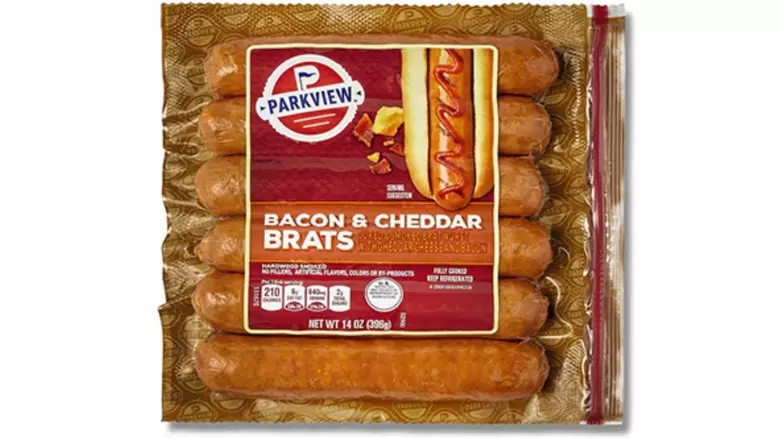 Aldi's Parkview Bacon & Cheddar Brats