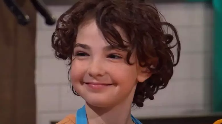 Chopped Junior concursante sorrindo