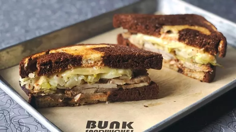 Pork Belly Rueben Sandwich