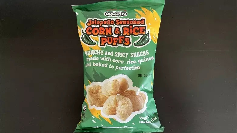 Çenteyê Organic Jalapeño Sesoned Corn & Rice Puffs