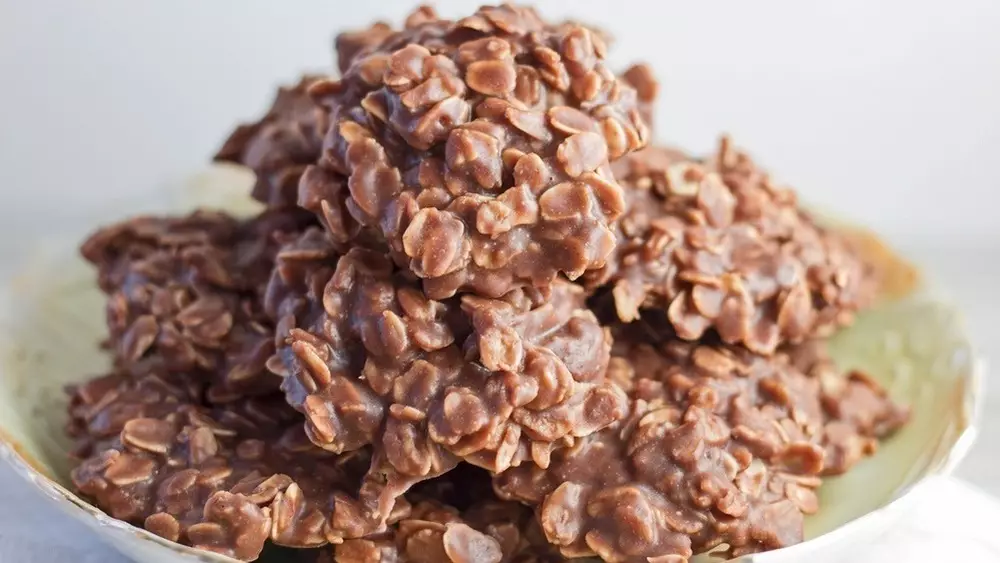 stapel fan no-bake koekjes