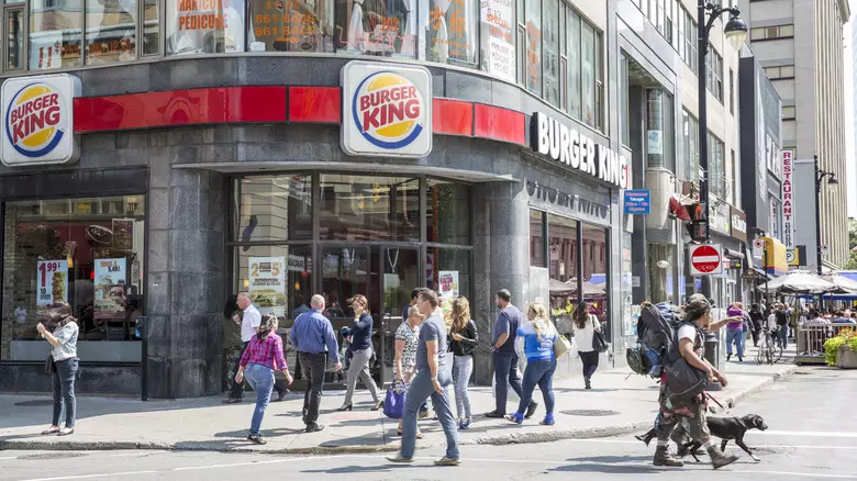 En Burger King i Montreal