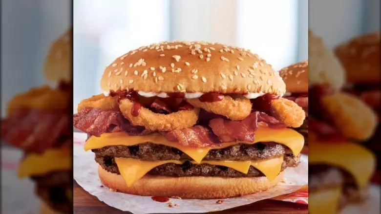 Rodeo King Burger fra Burger King