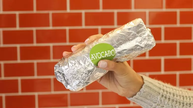 Chipotle Kip Avocado Burrito