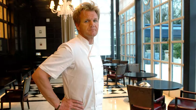 Gordon Ramsay in seinem Restaurant in Versailles