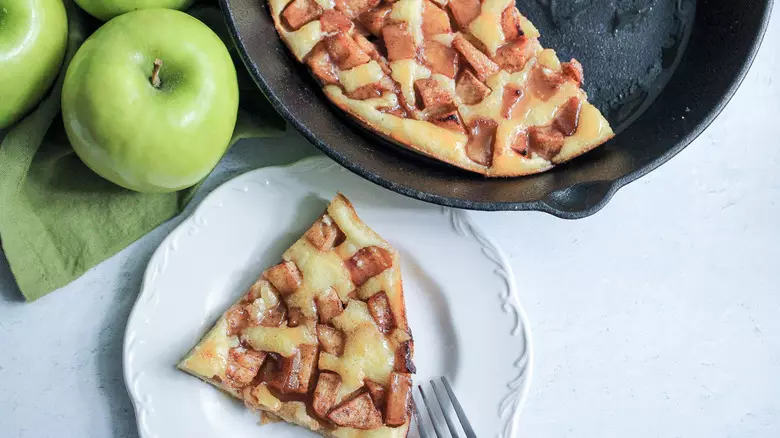 Karamell Äppel Pancake Soufflé Scheiwen