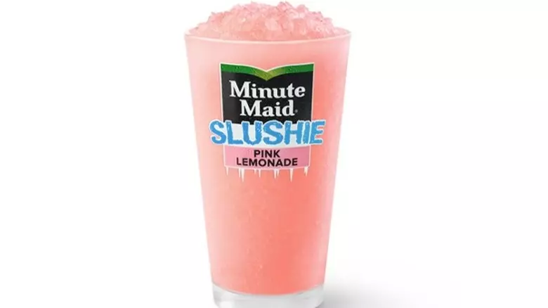 mcdonald's minute maid rosa lemonade slushie