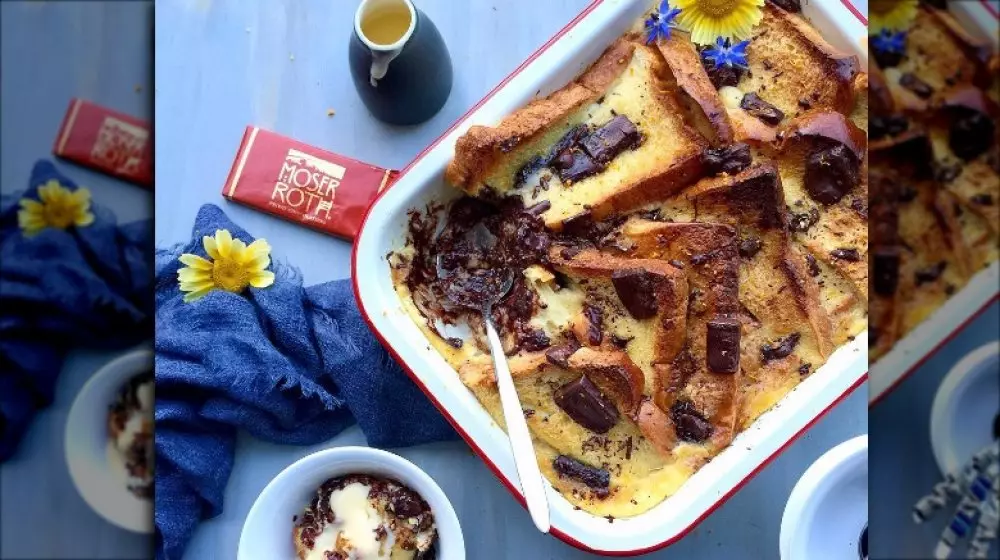 Puding za kruh napravljen od Aldi posebno odabranog Brioche kruha