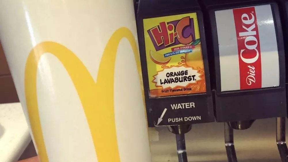 Hi-C soft drink sa McDonald's