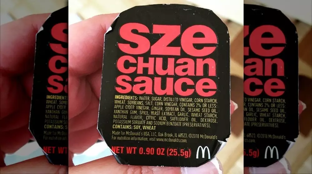 Packet ng sarsa ng McDonald's Szechuan