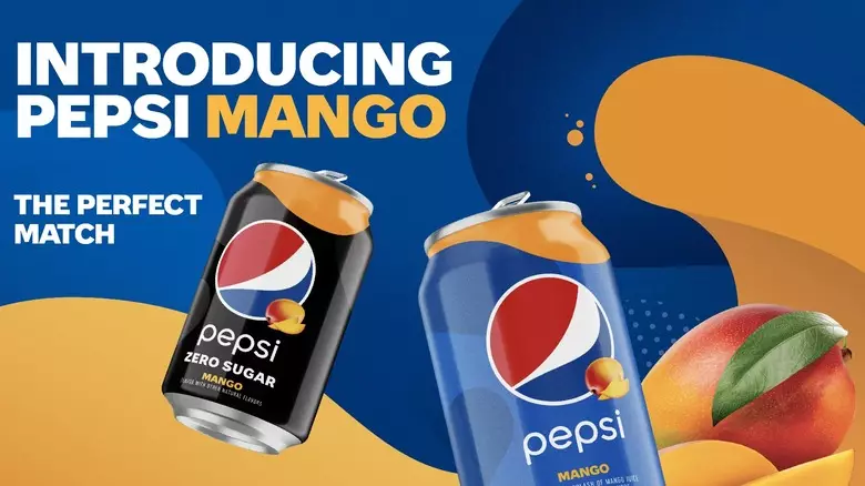 Nowa mango cola . Pepsi