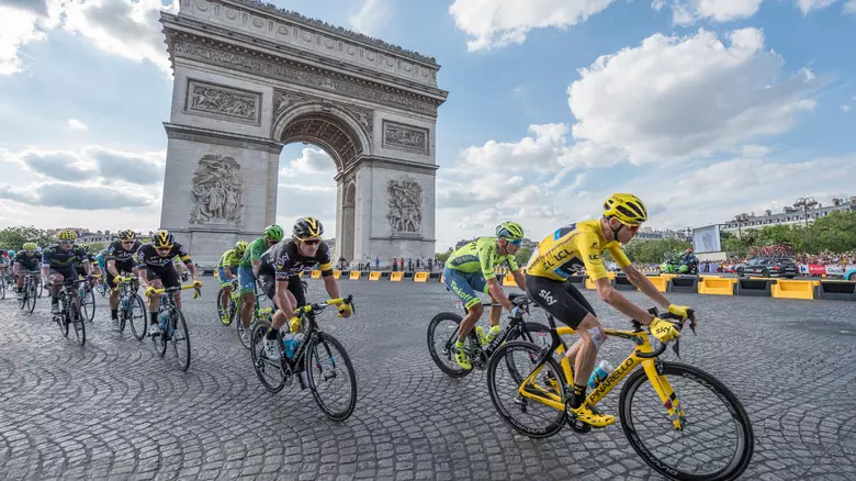 Radfahrer bei der Tour de France