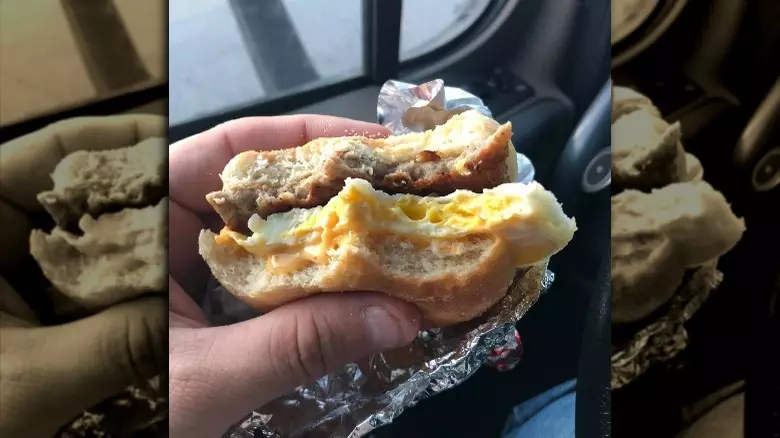 Wendy's Sausage, Egg & Cheese Biscuit